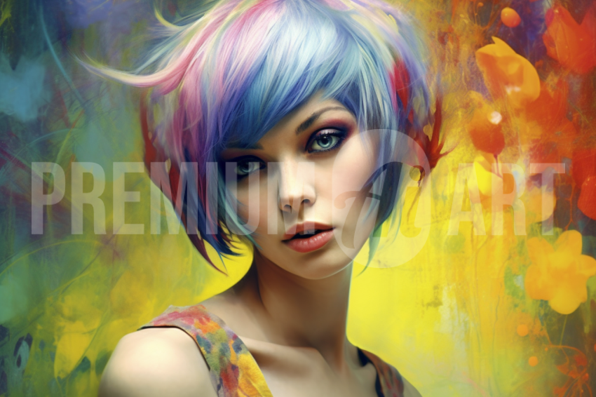 Retro Woman - Photo #265 - Premium AI Art - AI Generated Stock Photos