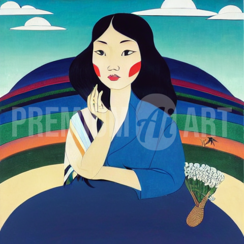 Asian Anime Girl - Photo #89 - Premium AI Art - AI Generated Stock Photos